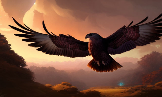 A giant hawk by Dini S - Playground