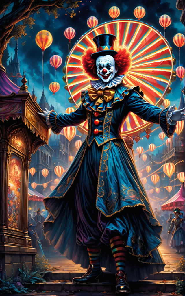 Daily Theme Mystical Carnival a mystic carnival with eerie r... by K ...