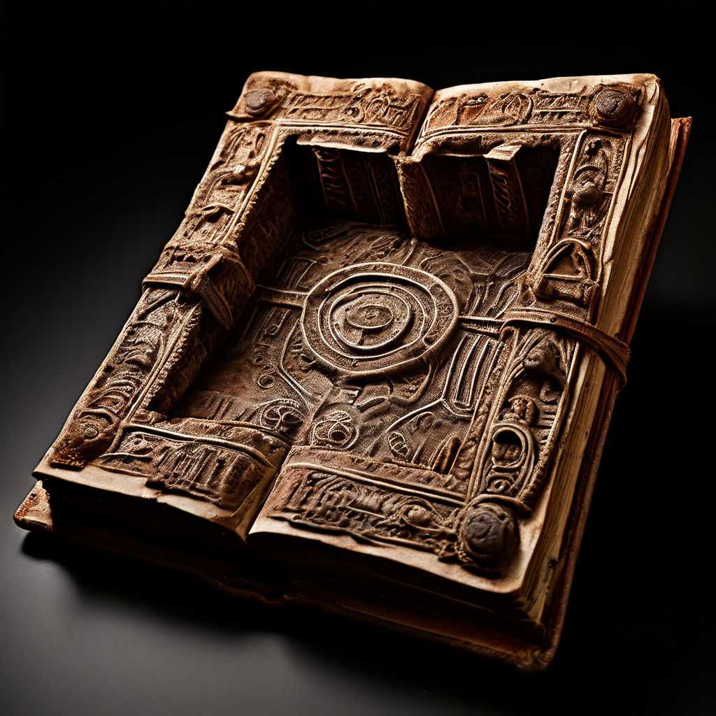 Ancient roman open book by lucas remind - Playground