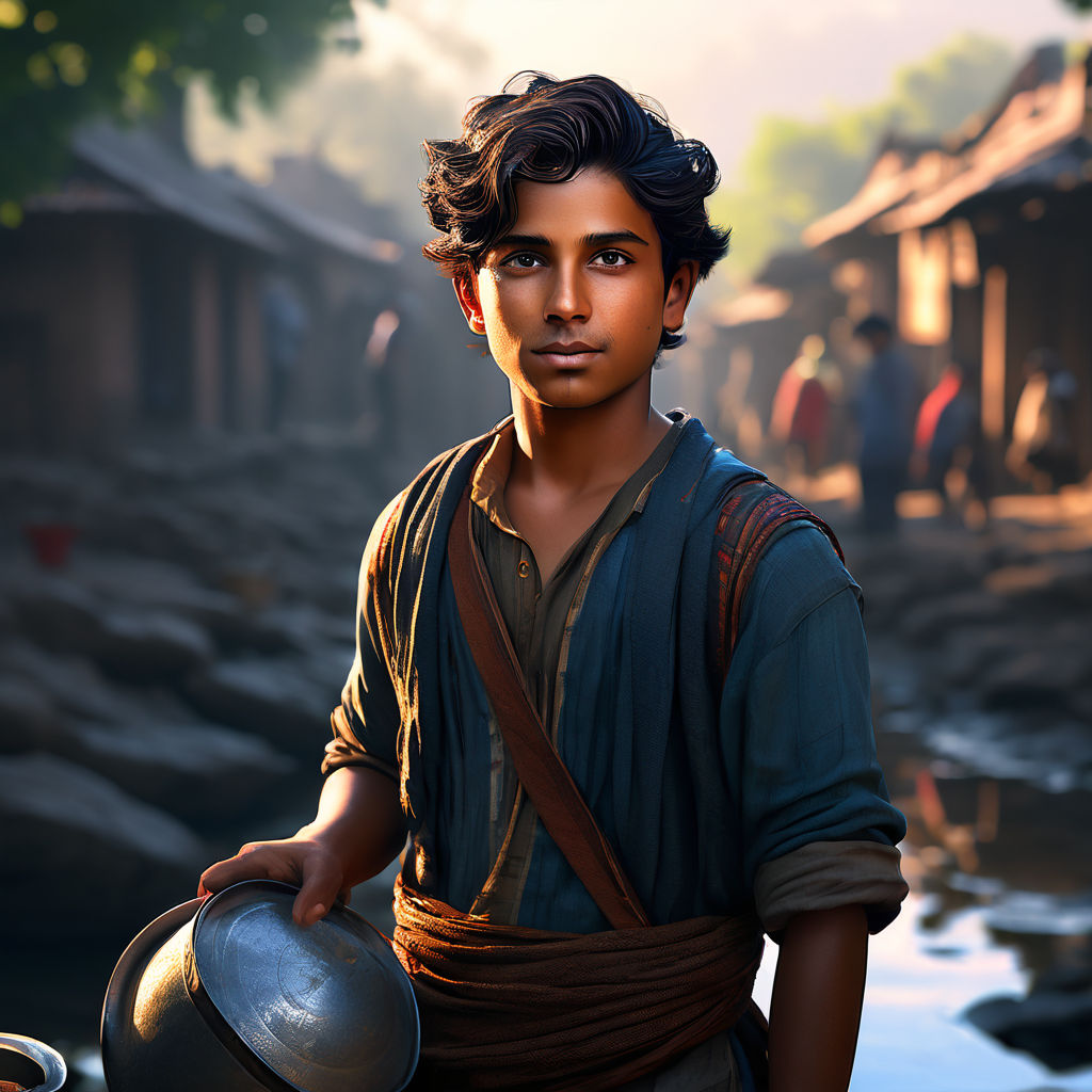 Young man named Arjun in a village. One day by Vikas Nigam - Playground