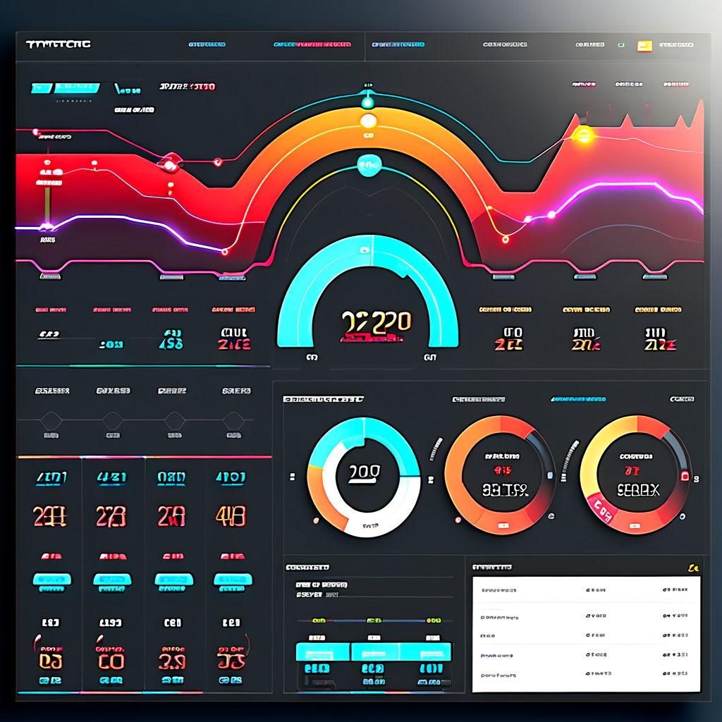A futuristic web dashboard for a battery monitoring system t... by ...