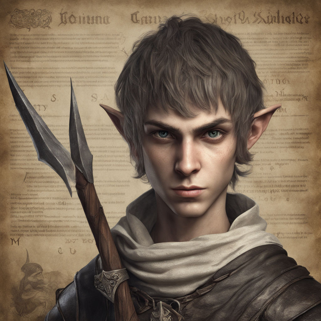 Young medieval thief elf by Adam Wronkowski - Playground