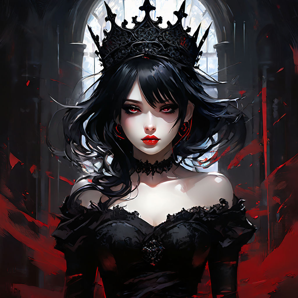 Dark and beautiful gothic queen by Fixer Hernandez - Playground