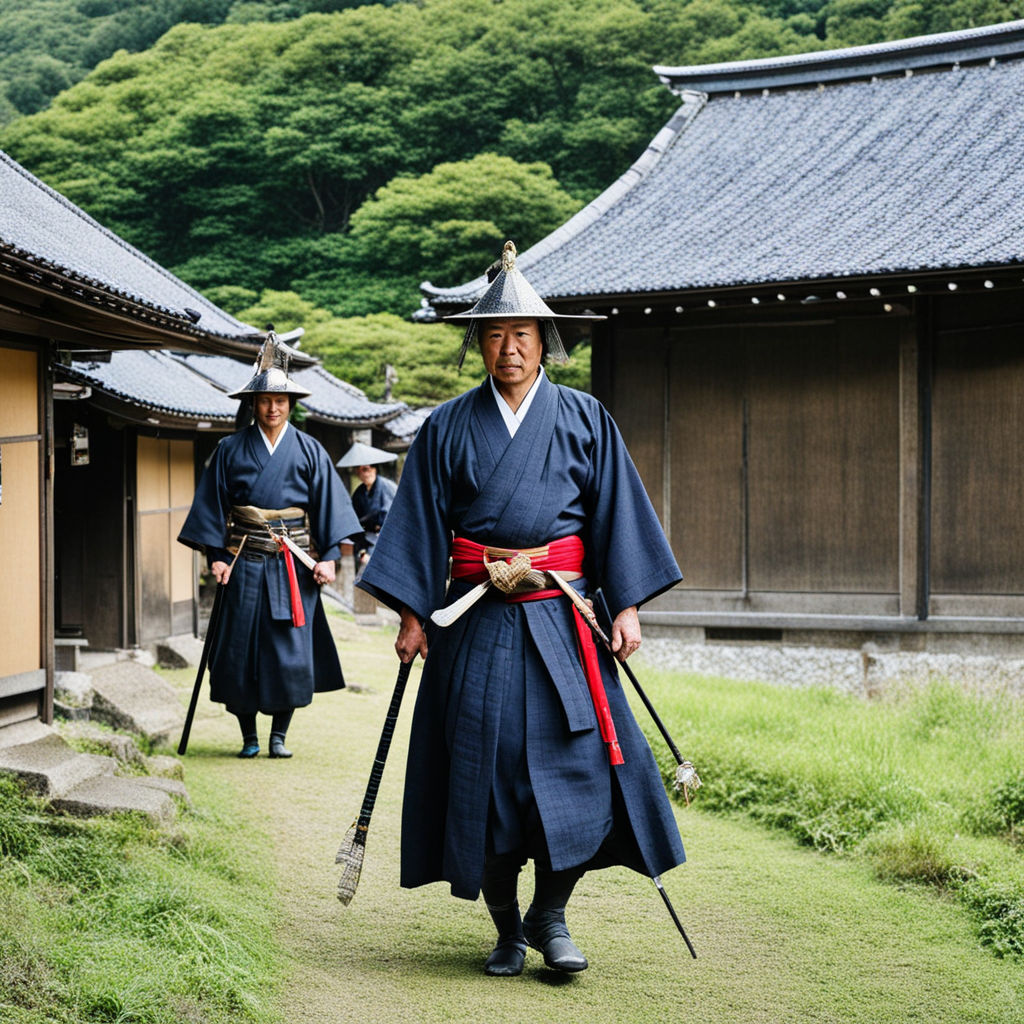 Samurai welcome in an ancient Japanese village by ismail galang 2 ...