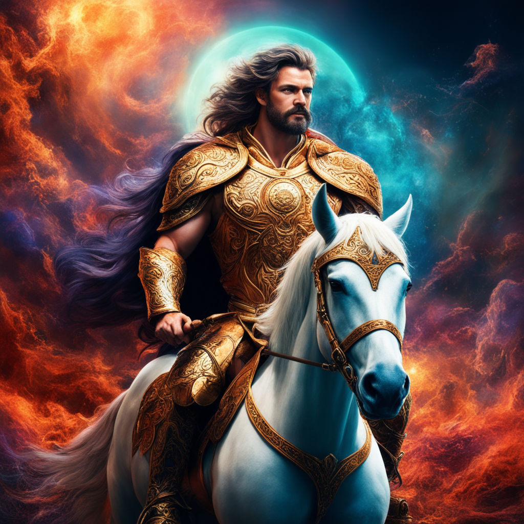 Super colourful image of perfect image of hercules wearing f... by Tony ...