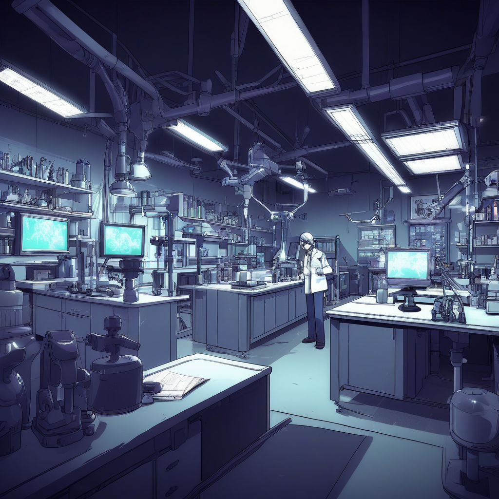 CCTV Footage of a 2D Anime research facility science lab by Dawid ...