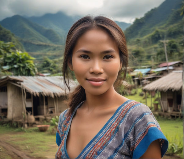 A native gorgeous filipina woman living in a small village b... by ...
