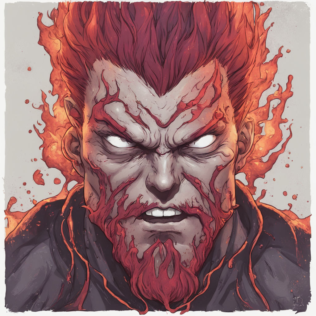 Dormammu in the style of kratos face by Никита Комаров - Playground