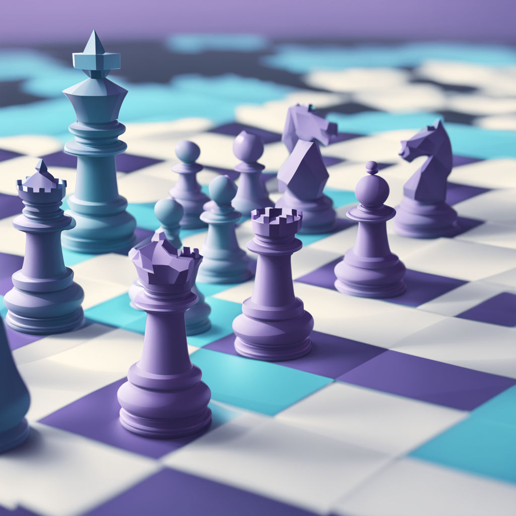 Create An Ethereal Low Poly Chess Scene The Chessboard Shou By Elnoruego09 Playground 8859
