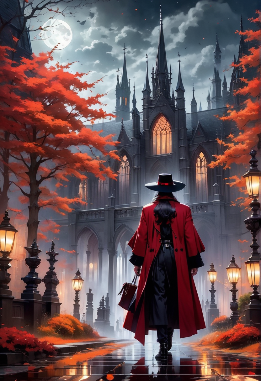 Dark gothic mansion by Kastellen - Playground