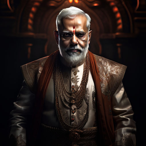 Narendra modi by Haxscer - Playground