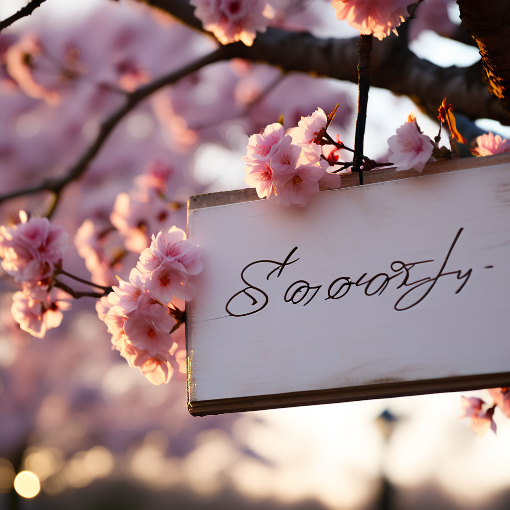 Sign saying sorry by Володя Назарюк - Playground