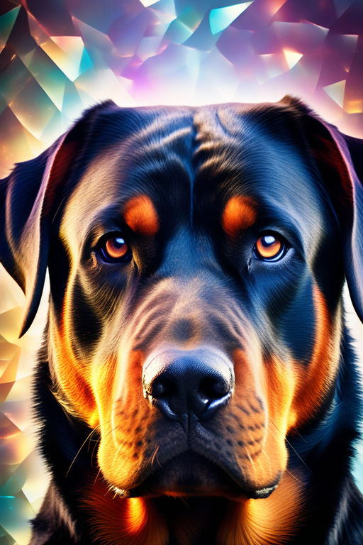 Create a picture of a rottweiler dog by Moritz Schmidt - Playground