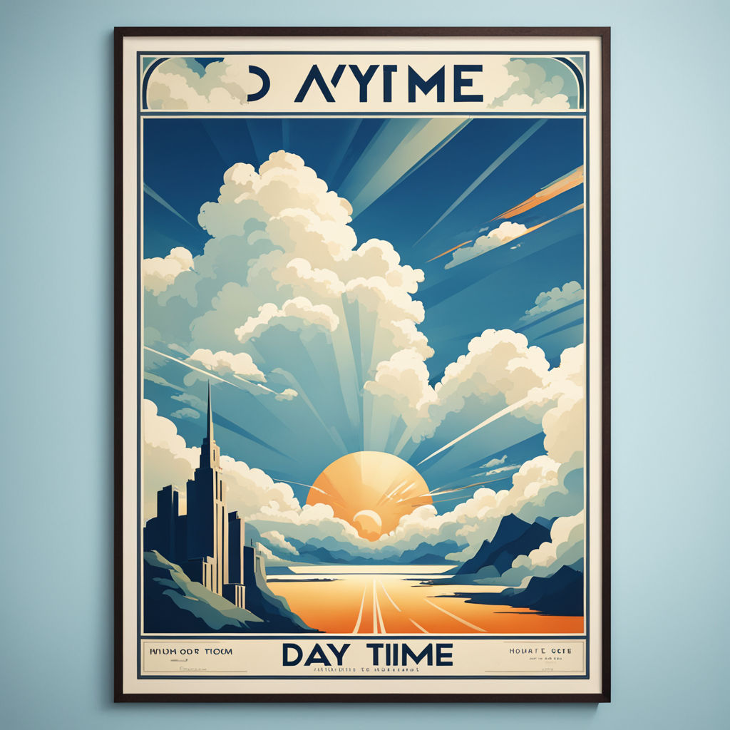 Art deco travel poster by Sunny Ali - Playground