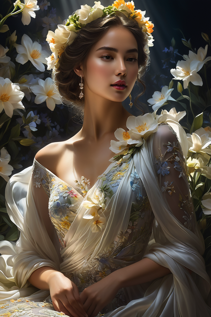 Ethereal young woman by Dora - Playground