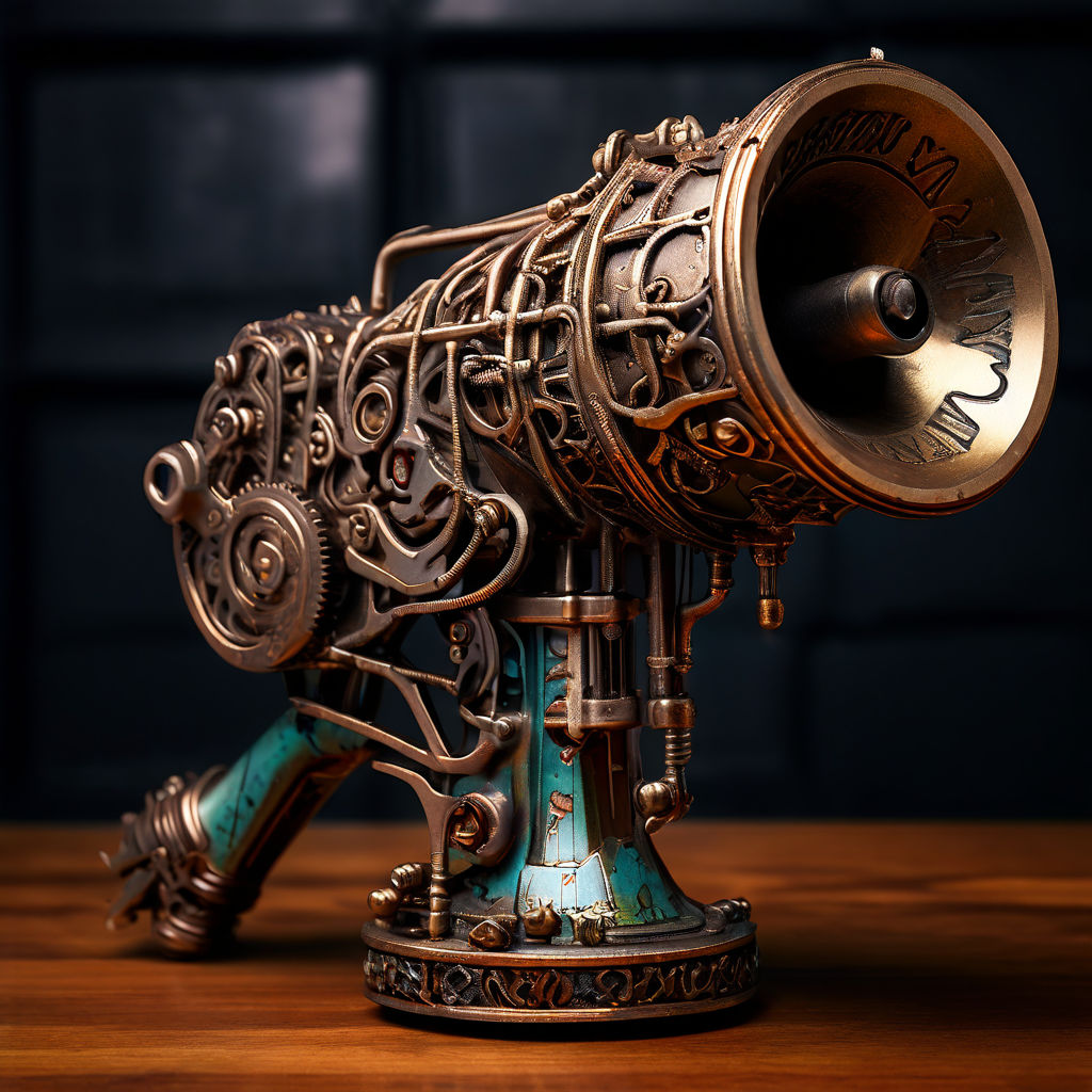 Only Upcycled keys megaphone by Braian Giannico - Playground