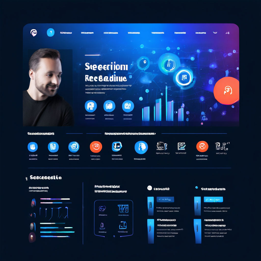 A responsive web design interface specifically crafted for s... by ...