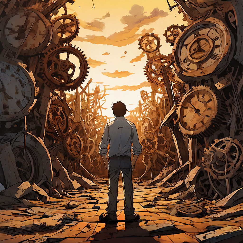 Cartoon of a stagnant professional dwarfed by colossal by Allan Moreno ...