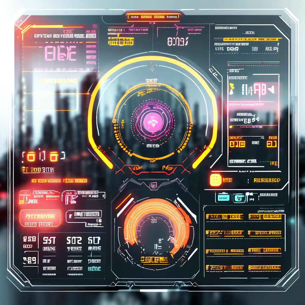 Scifi cyberpunk hud by yummsqi - Playground