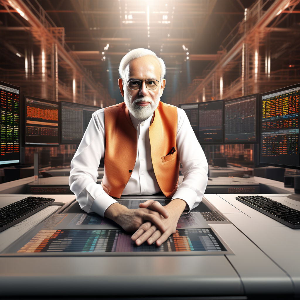Ai stocks with Narendra Modi hd image by MBA KA GYAN - Playground