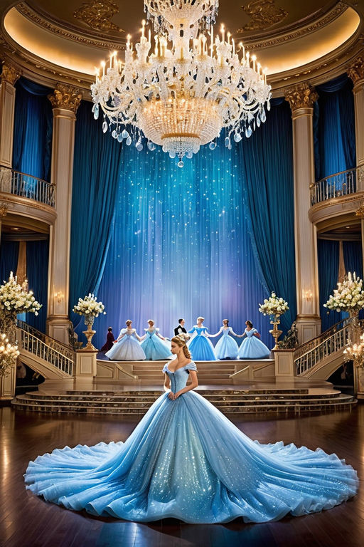 Visualize a magical moment from the fairy tale of Cinderella... by ...