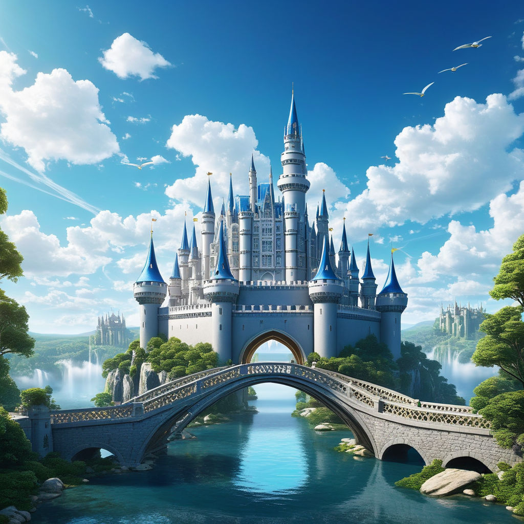 A heavenly castle with bridges by Sabrina Wojcik - Playground