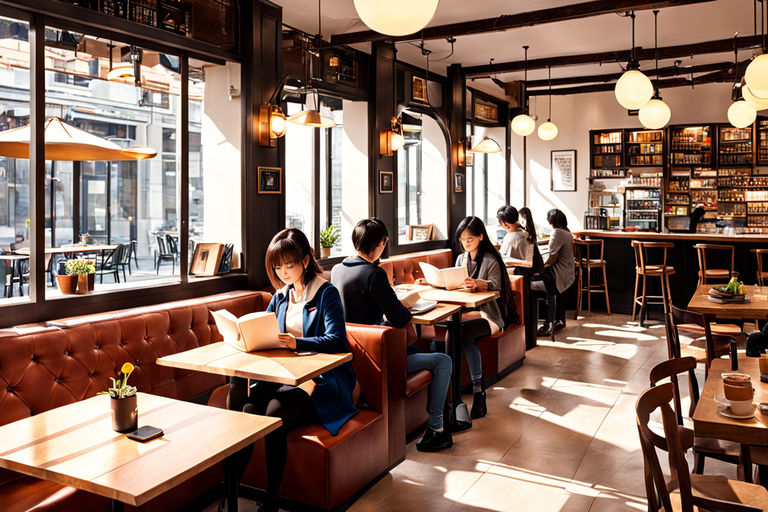 Make it feel like you're studying in a cafe by 장경문 - Playground