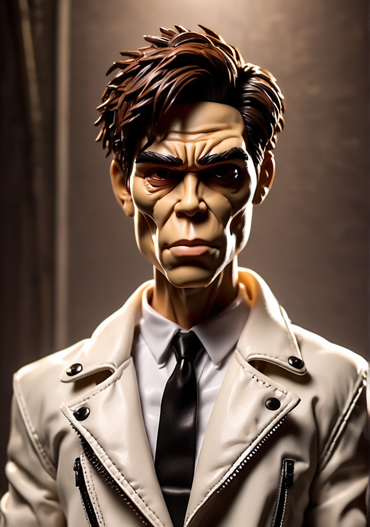 George Shelley depicted as a puppet version of Tommy Lee Jon... by Luke ...