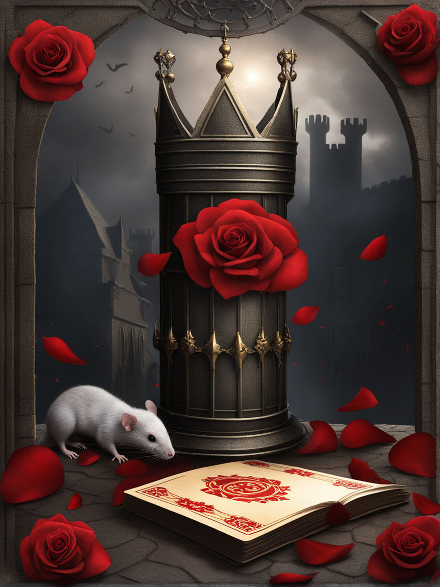 Dnd style artwork book cover for fantasy medieval novel show... by ...