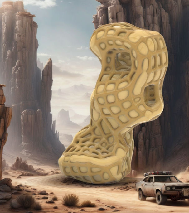 Mad Max-inspired hyper-realistic post-apocalyptic desert lan... by ...