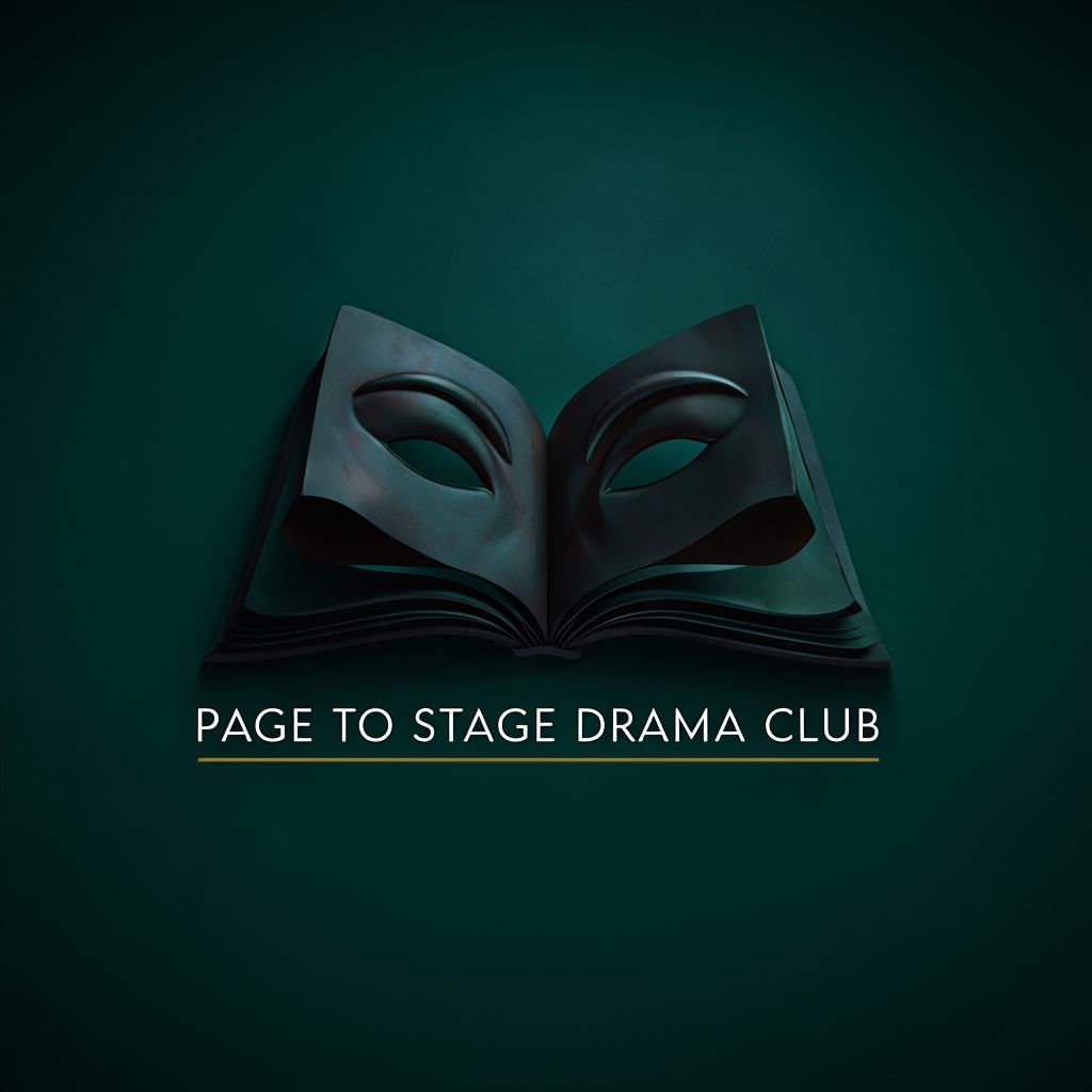 Drama Club Logo Design Template