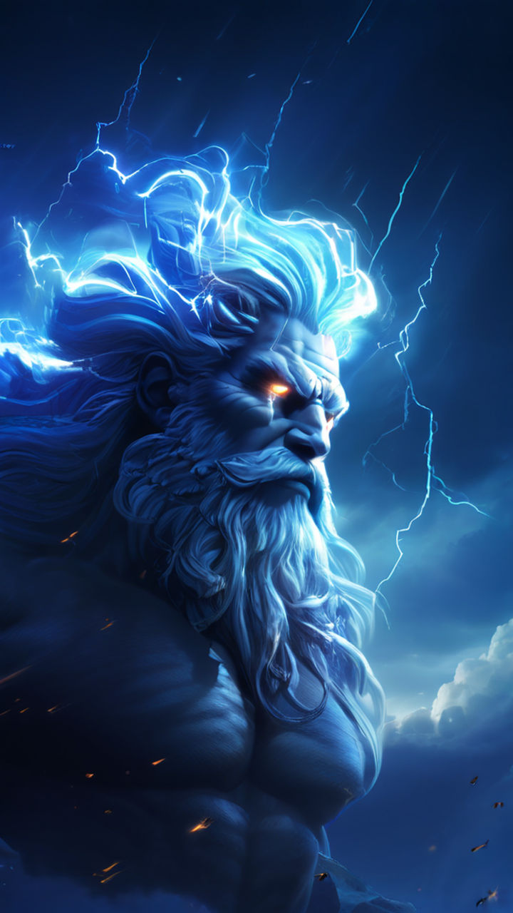 Zeus is angry in the sky by Yunus Emre - Playground