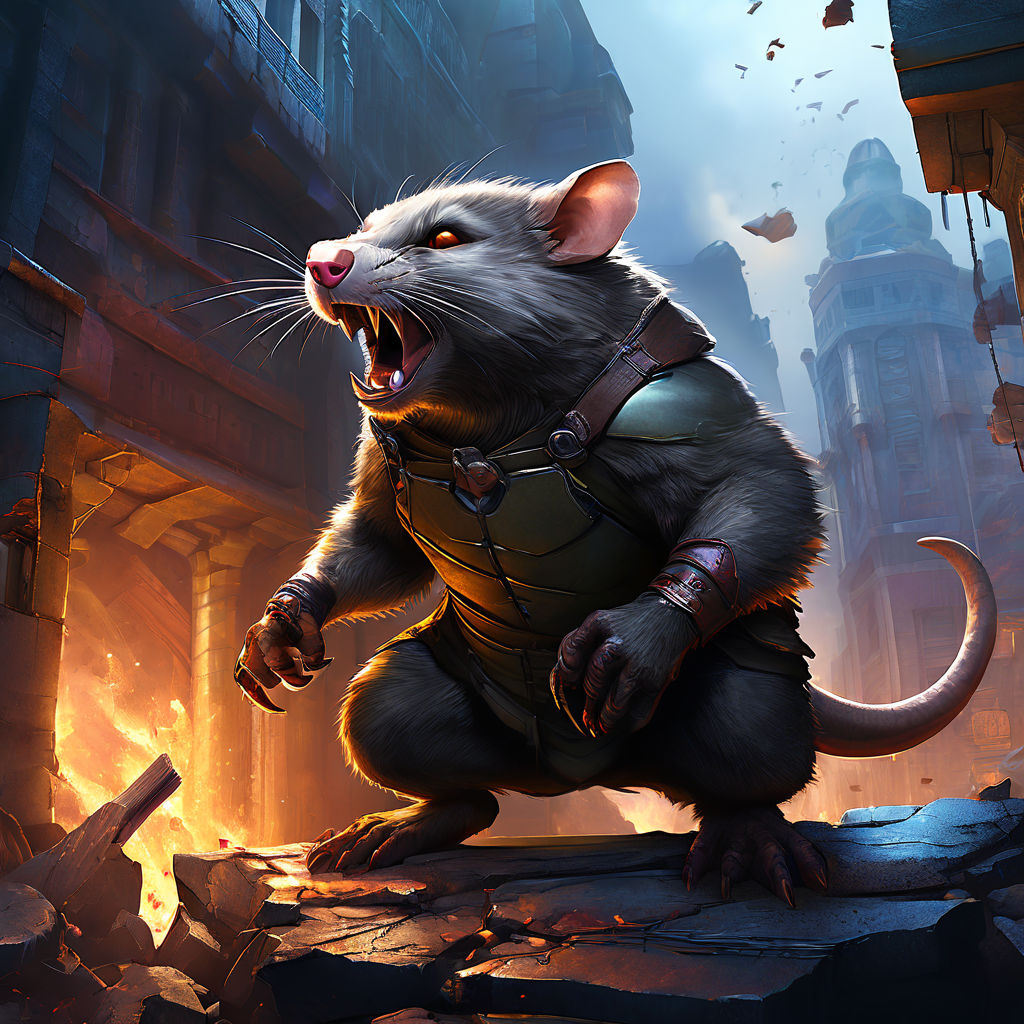 Angry rat by Romi Lizada - Playground