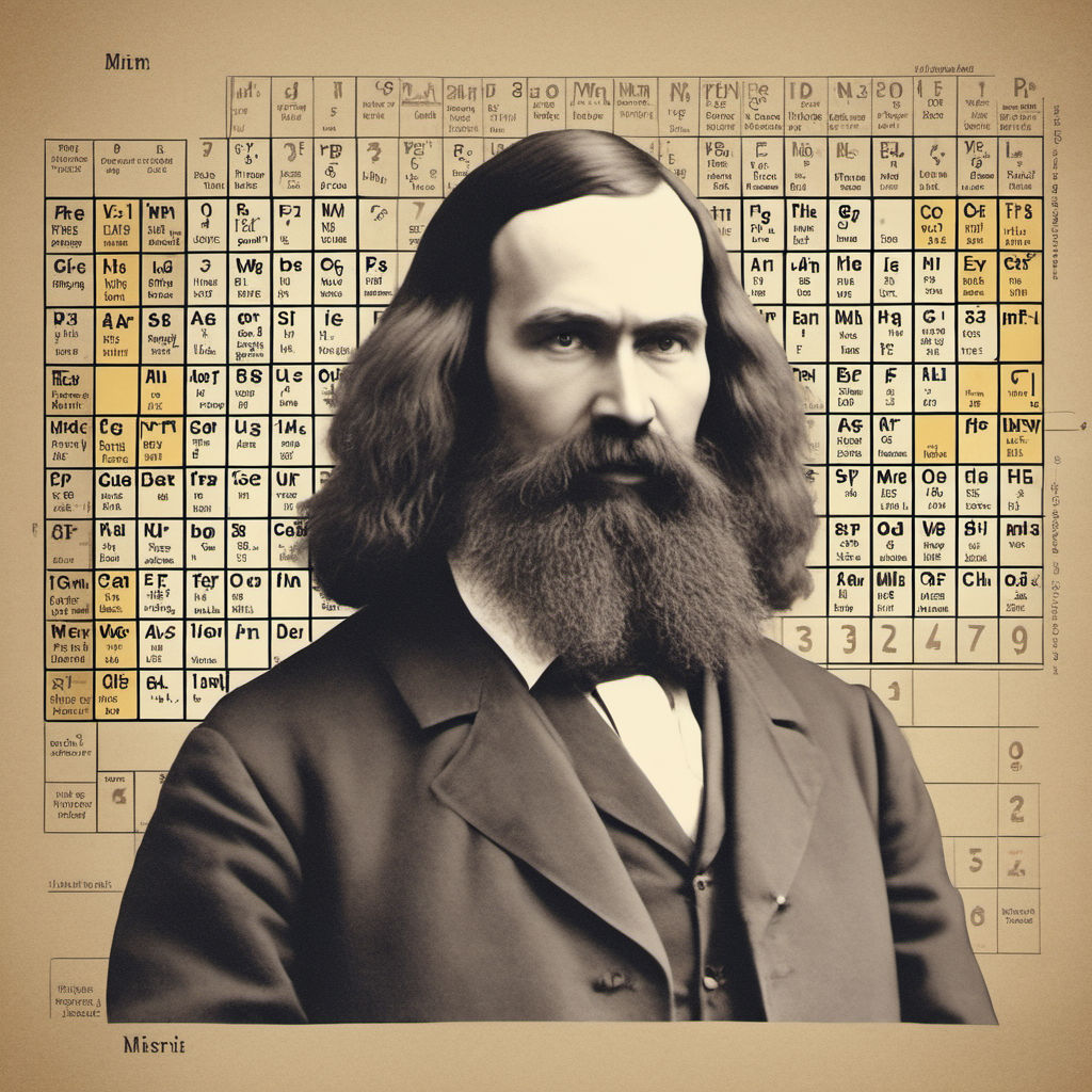 A teacher teaches Dmitri Mendeleev's periodic table by פאני כהן ...