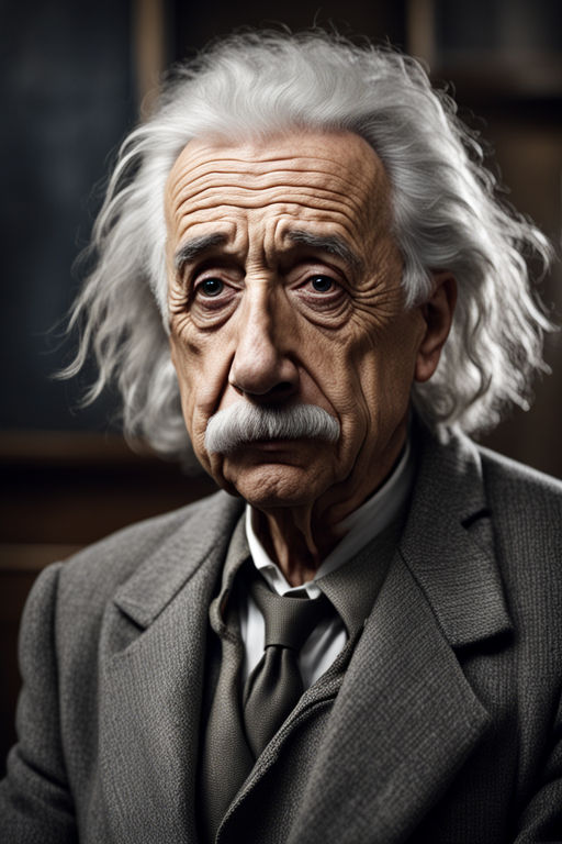 Albert einstein sad by Yasin Özkan - Playground