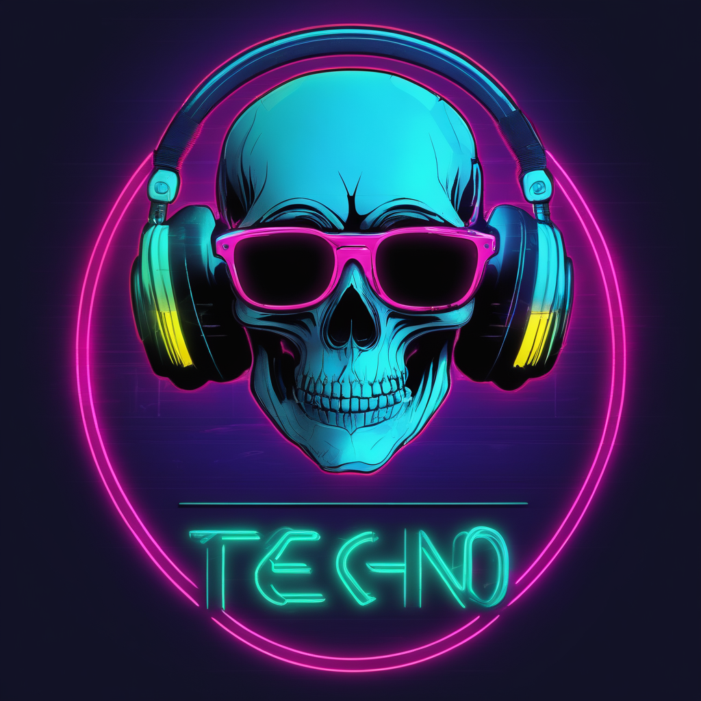 Techno skull by Devin Deason - Playground