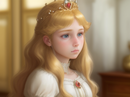 A beautiful golden haired princess by kinae chan - Playground