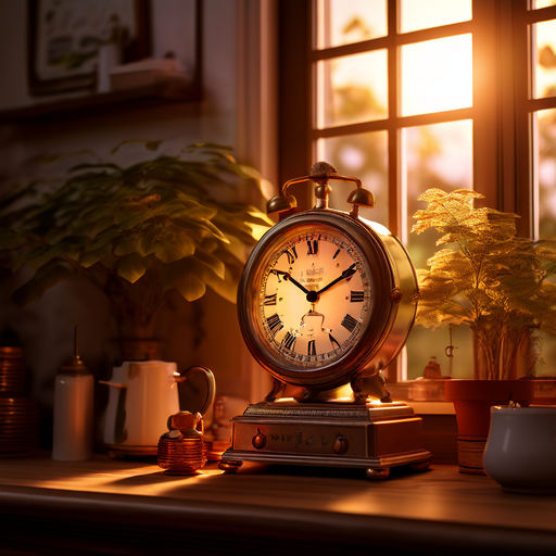 A comforting scene showing a 24/7 service clock warm light. by Stelian ...