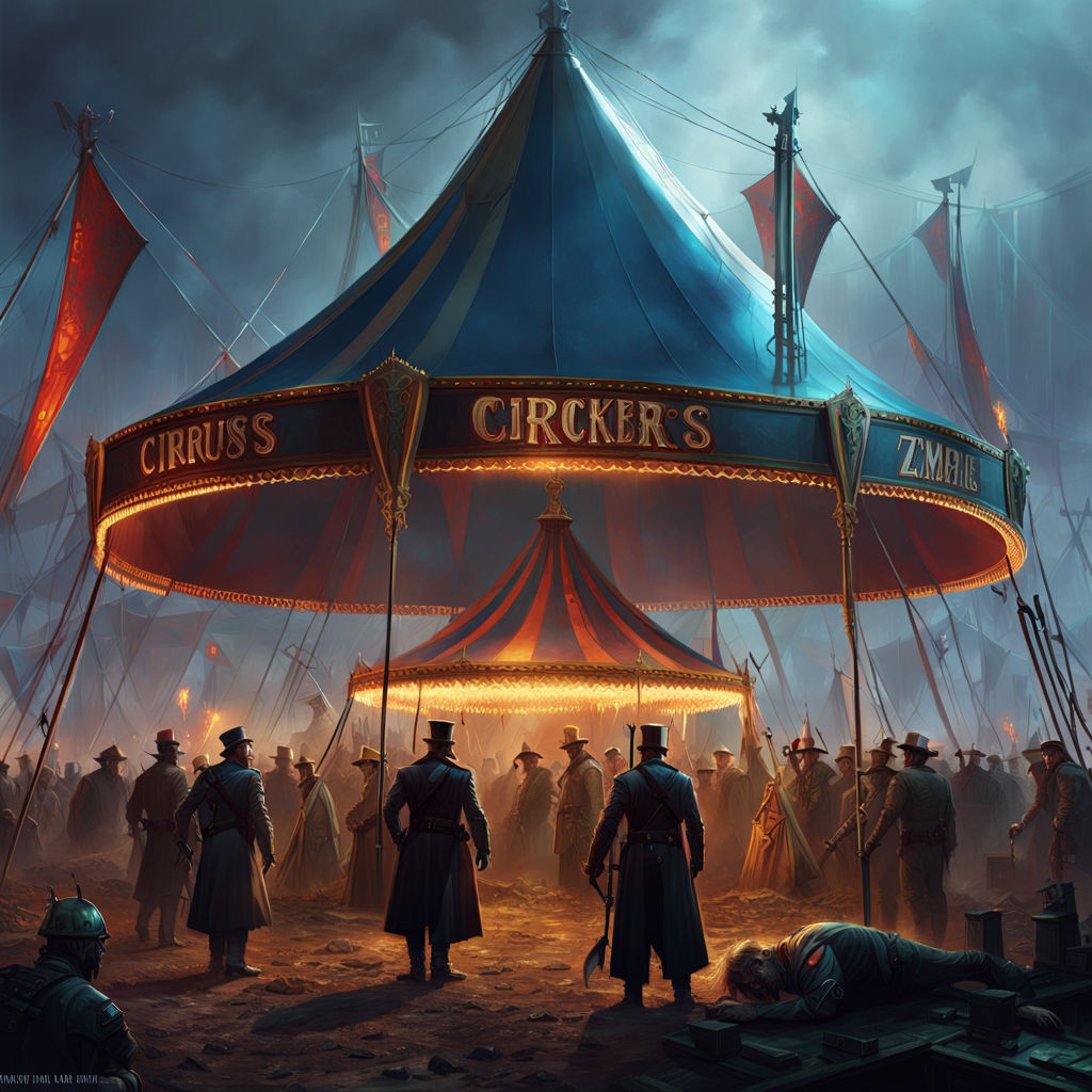 Circus Tent Cemetery: Fantasy Zombie Themed Circus by Zachariah Krauss ...
