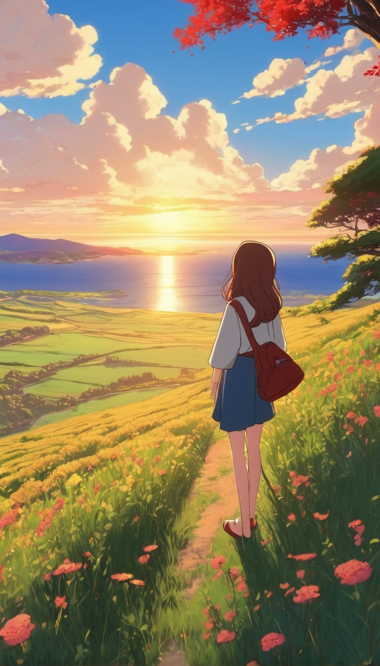 Hayao Miyazaki anime with Wanda Maximoff by Alex Dev - Playground