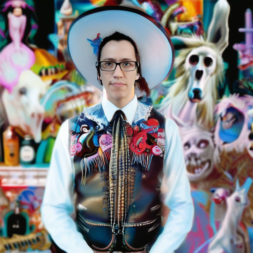 David lachapelle portrait of a men with mexican custome by Felipe ...