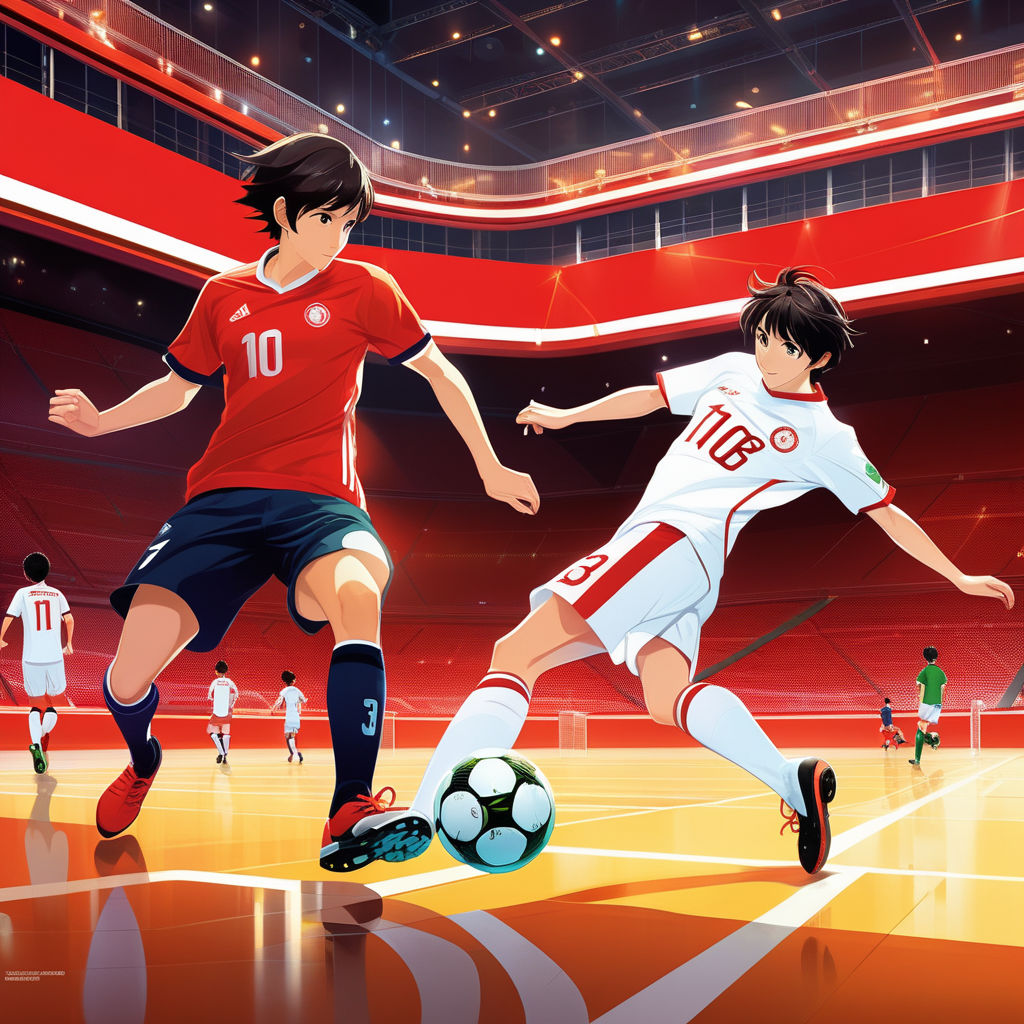 A hyper realistic futsal match wallpaper by Juan Spartan José - Playground