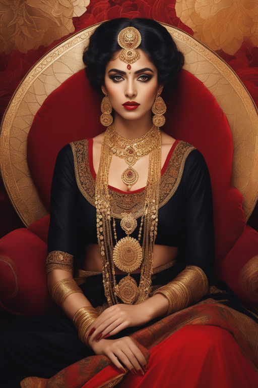 Gustav Klimt Style A Portrait Of A Beautiful Gold Colored S By Gv Playground