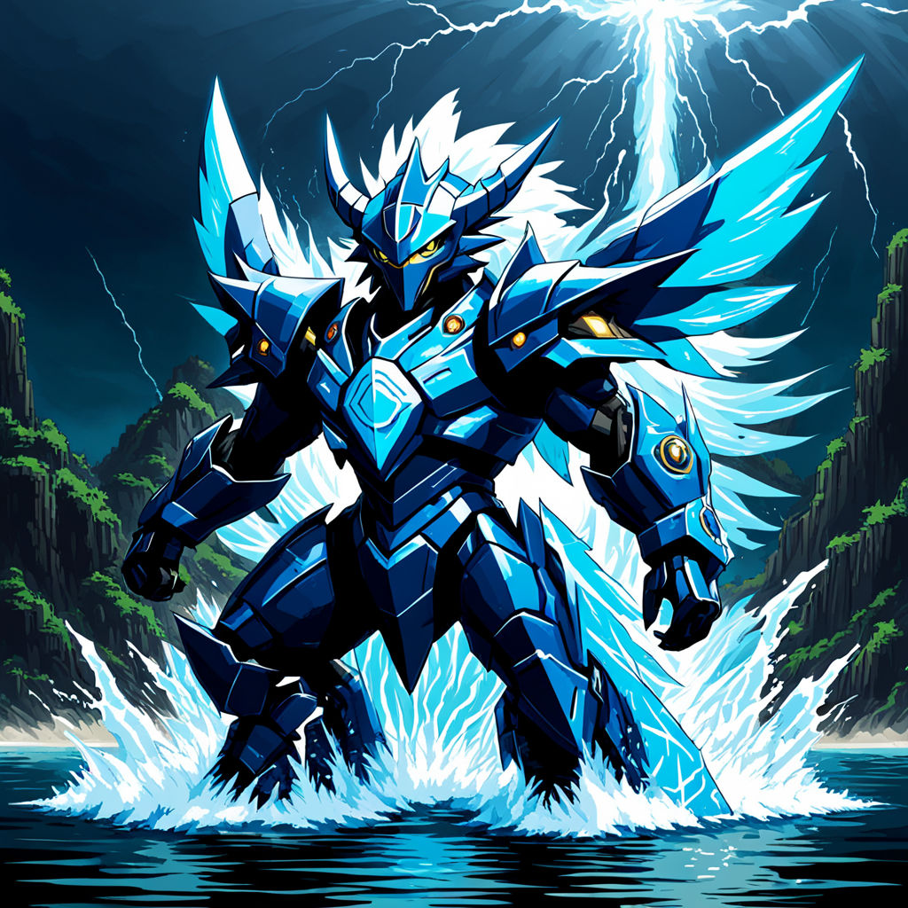 Water digimon by Gerardo - Playground