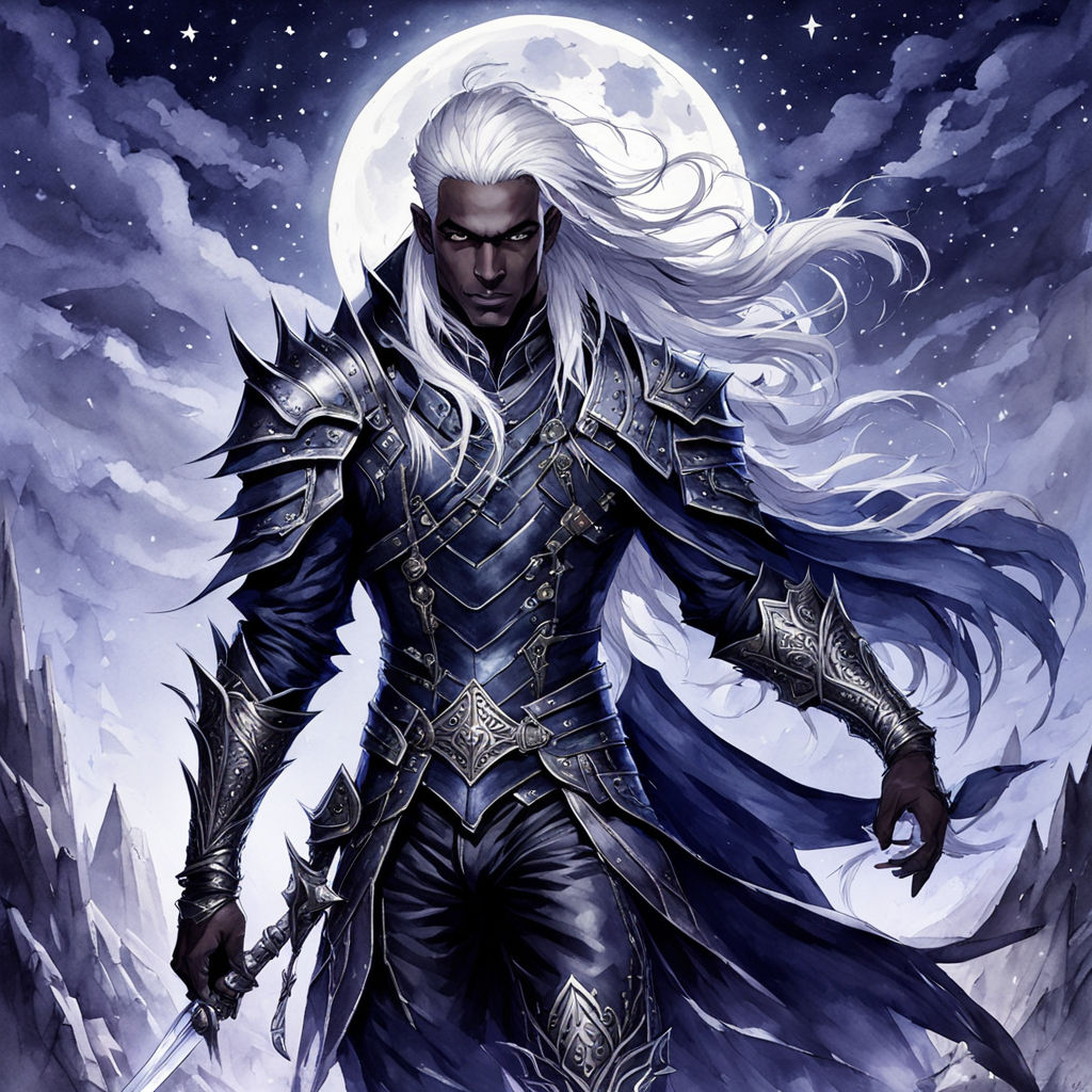 Drow rogue by Andreas Correal - Playground