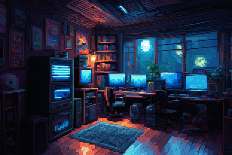 ((8-bit illustration)) by Tittu Meirelles - Playground