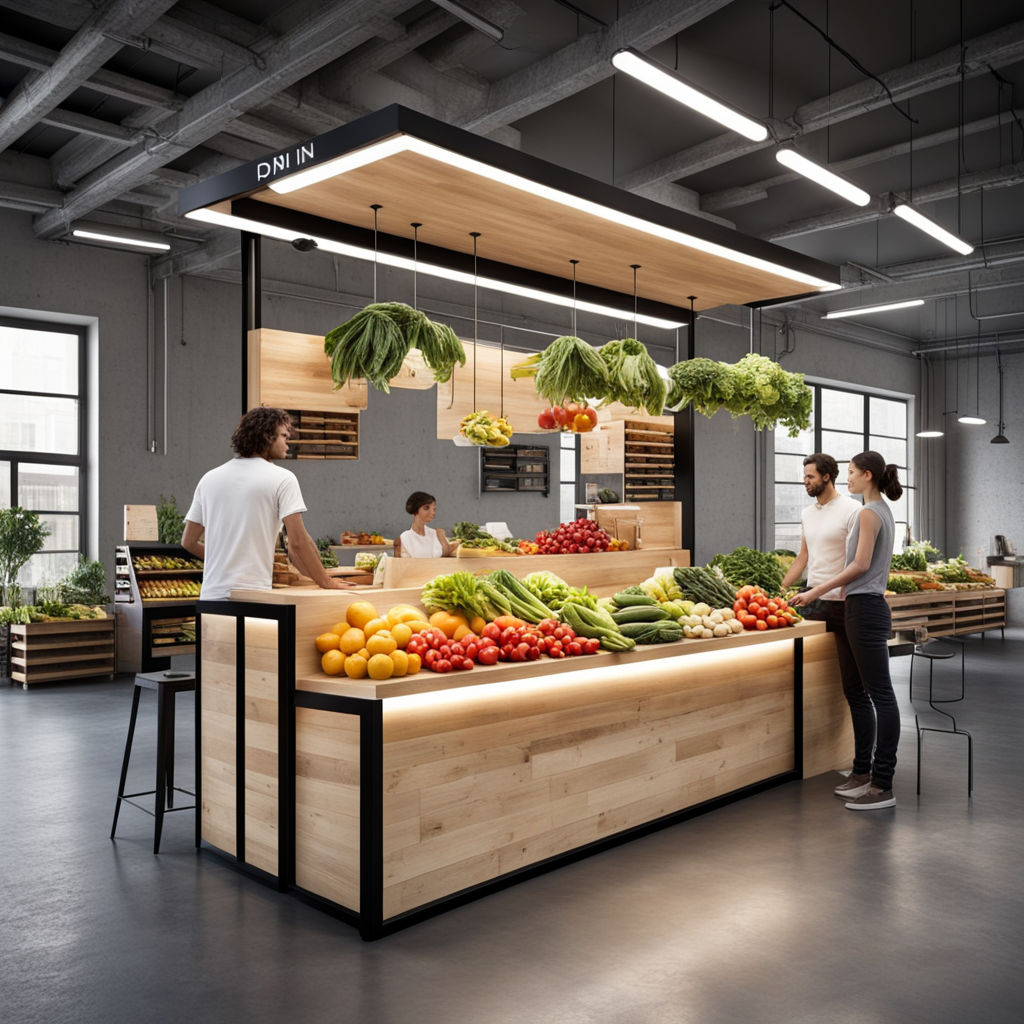 Portable market stall by Mert Uslu - Playground