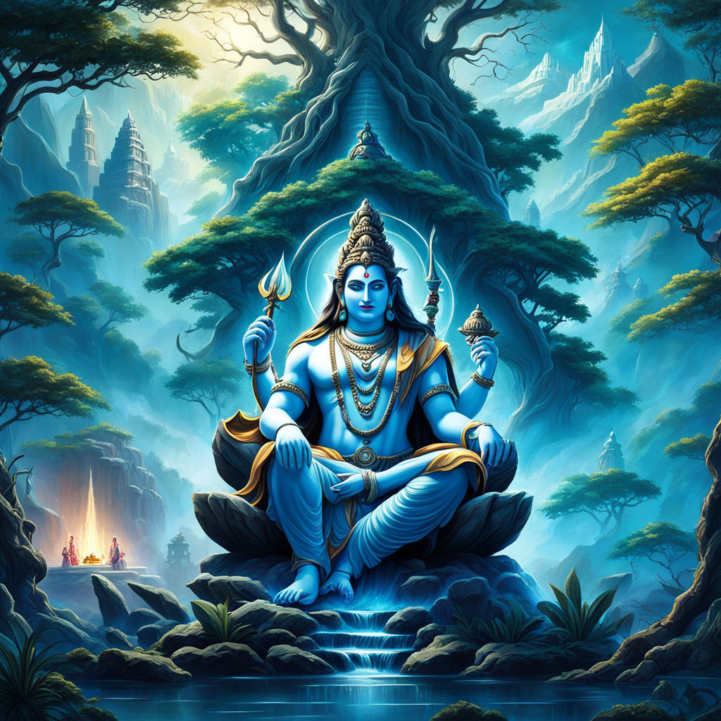 God Shiva by Satish Navlu - Playground
