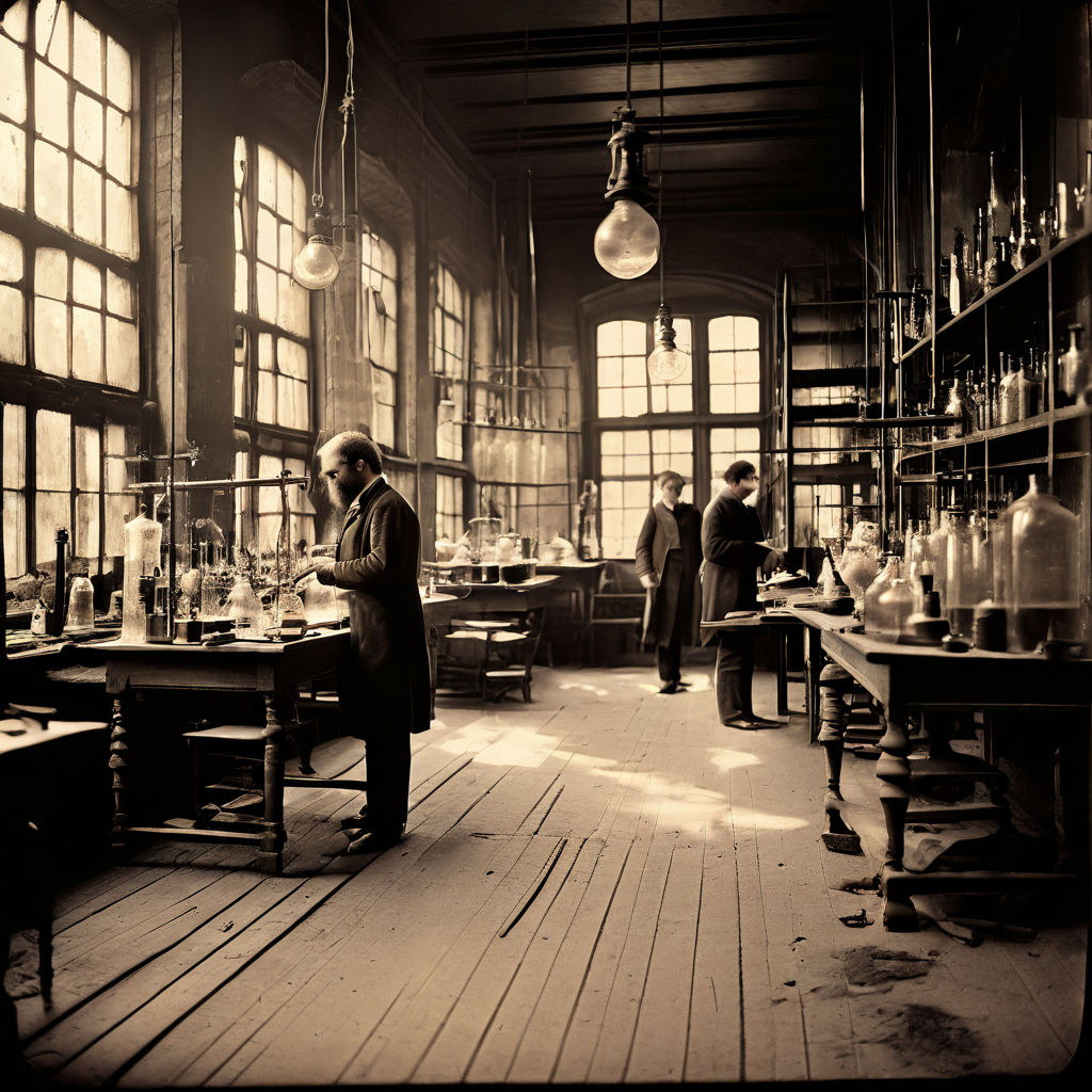 Create for me a photo of Wundt's laboratory in Leipzig by Liliane lima ...
