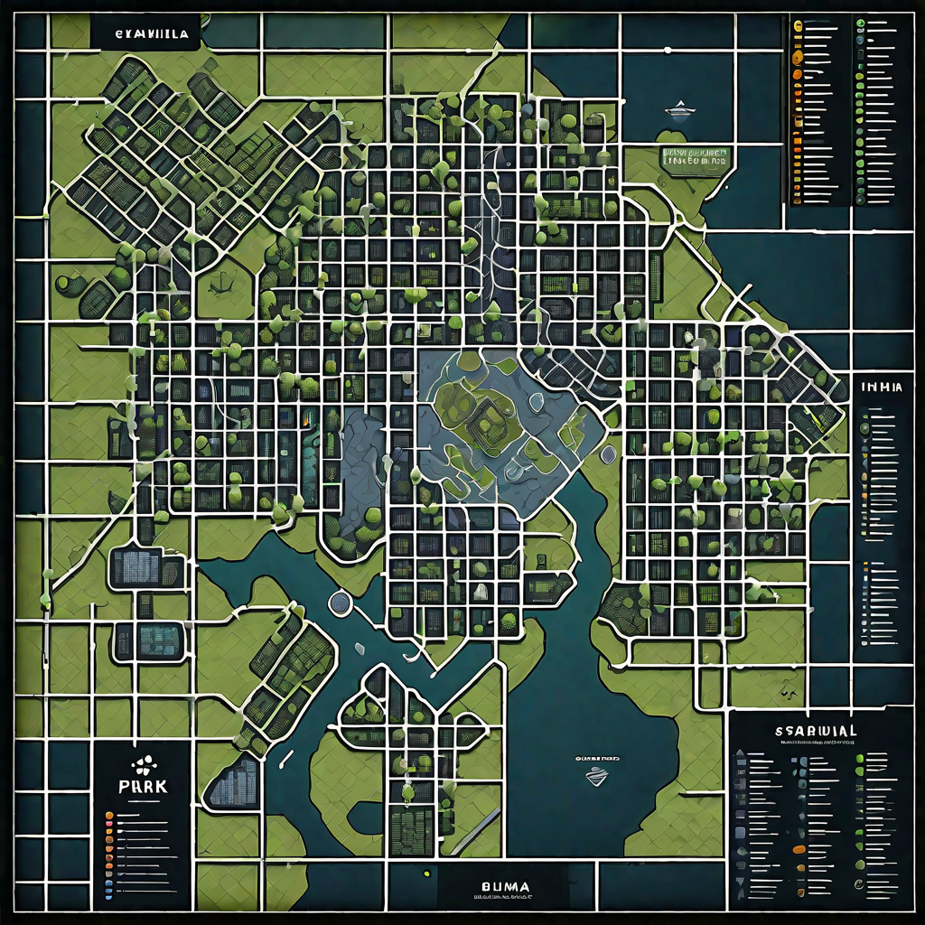 Top-down large city map by Adam Christian - Playground